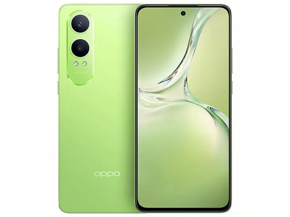 Смартфон OPPO K12X CN Snapdragon 695 восьмиядерный, 6,67 дюйма, 5500 мАч, стереозвук с двумя динамиками12/256 ГБ, зеленый