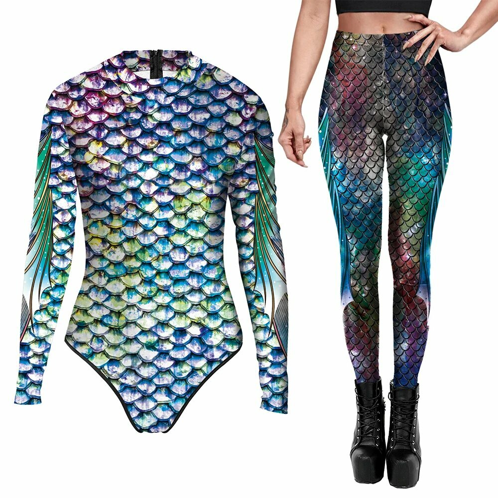 Nadanbao Женский купальник с легинсами L, B120-122 B230-1032