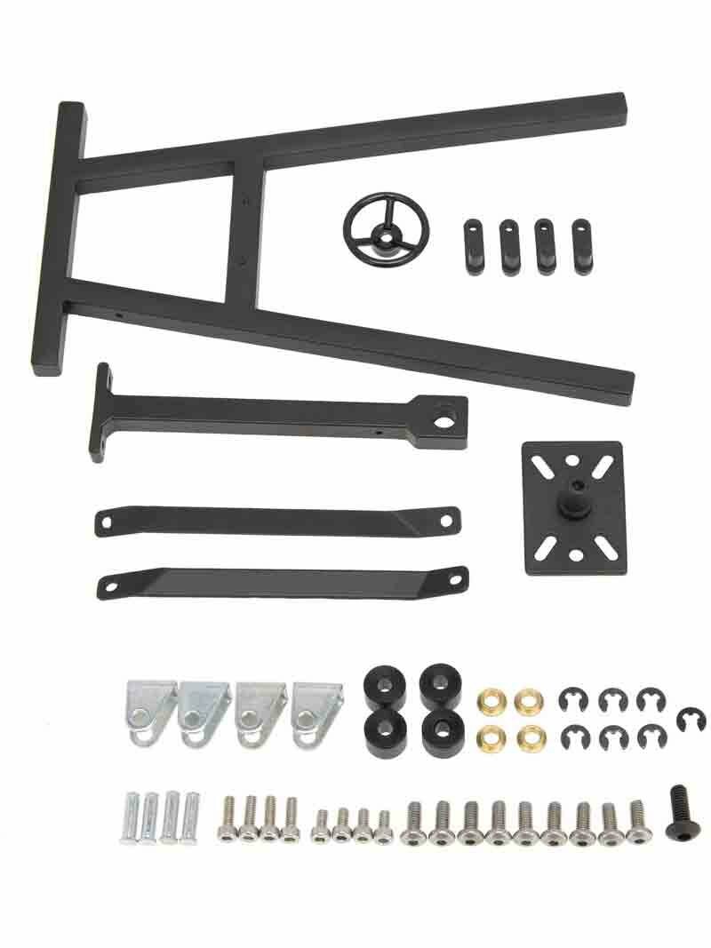 Кантователь двигателя, для внедорожника, металл, черный, 1/10