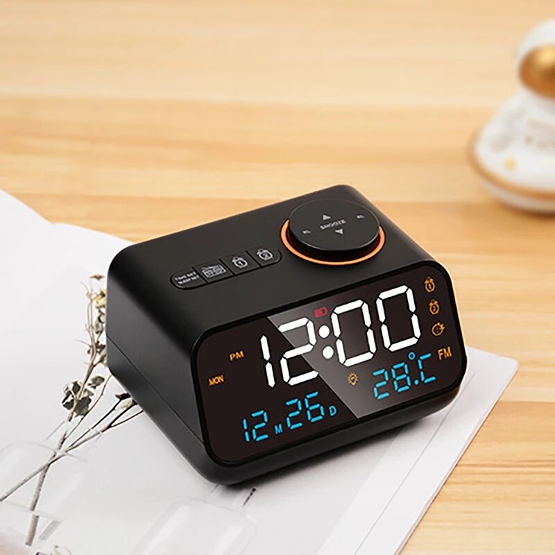 Будильник Wake Up Digital Clock, Черный