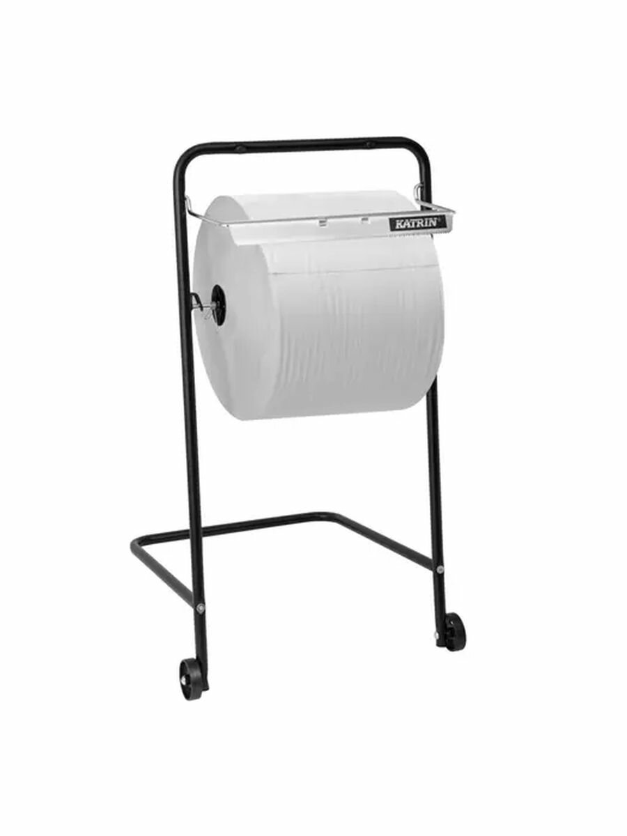 Katrin Держатель для полотенец, протирочных материалов 54909 напольный, металлический, черный