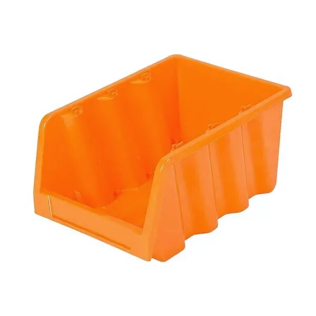 Органайзер для метизов "Idea" 23х12х16см, пластик, цвет оранжевый, усиленные перегородки