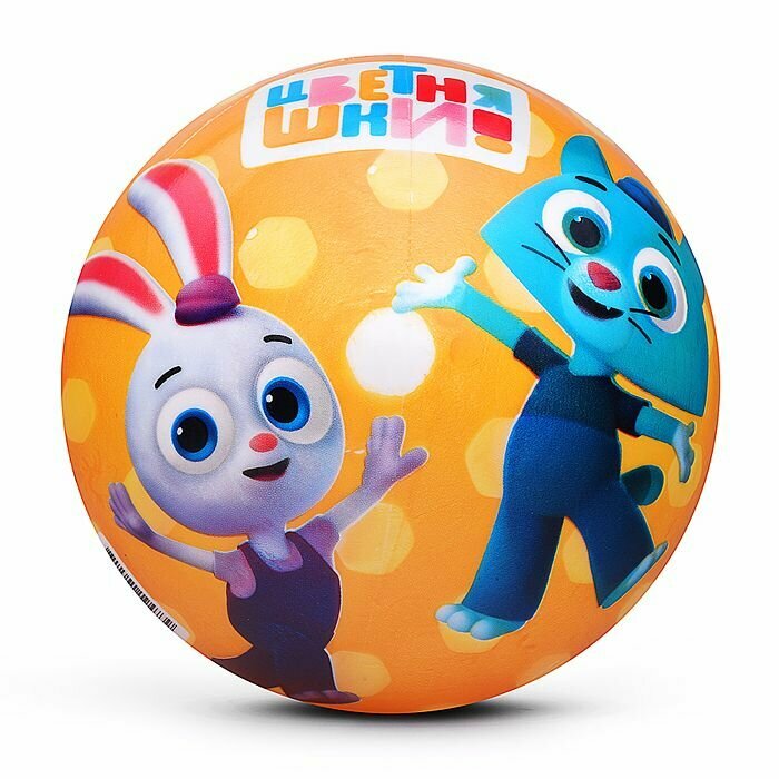 Детский мяч Dream Makers "Цветняшки", диаметр 14 см, ПВХ