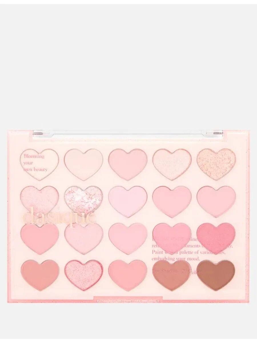 Палетка теней для век DASIQUE heart shadow palette 06 Sweet Heart