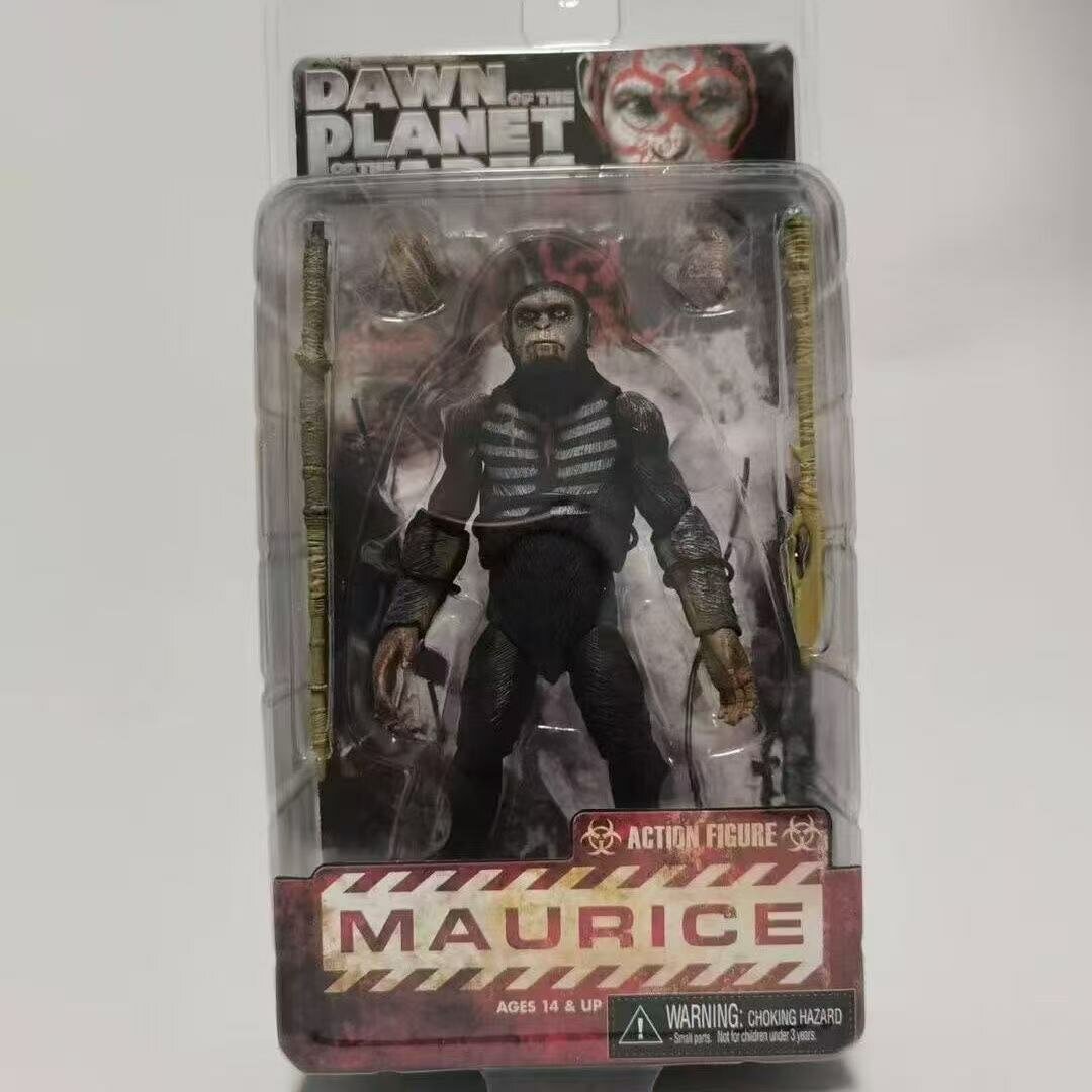Игрушка NECA "Подъем планеты Caesar", ПВХ, статичная, черно-бирюзовая