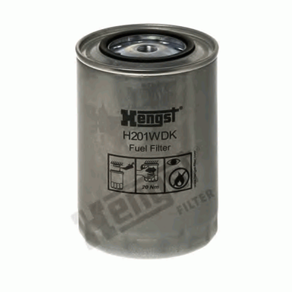 HENGST H201WDK (05041121232995711) фильтр топливный d108 h170 m16x1.5 \iveco stralis 06