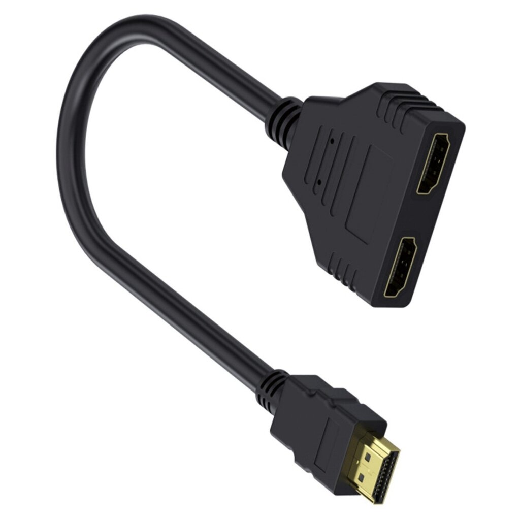 Кабель преобразования hdmi one-in-two-out splitter от мужчины к двойной женщине HD 1 2