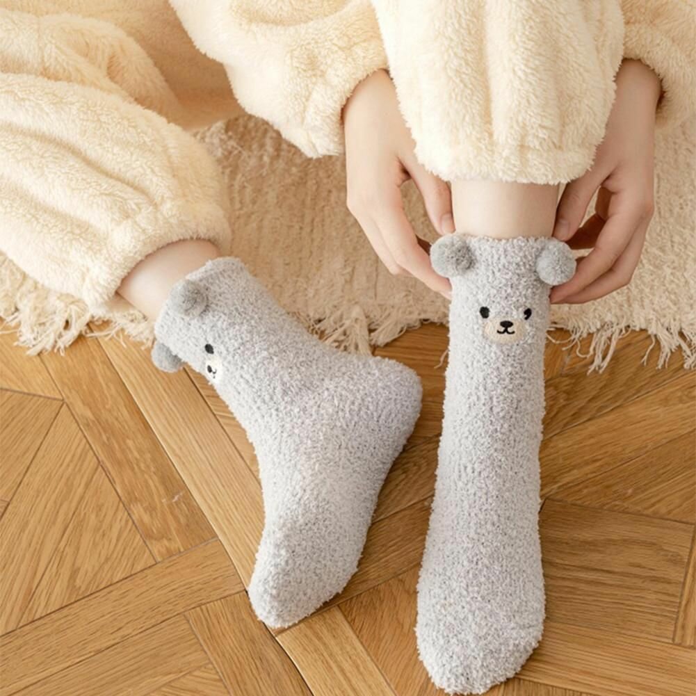 Носки из кораллового флиса