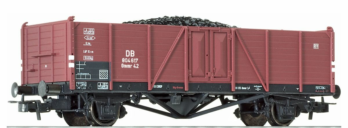 L221721 LILIPUT Вагон с грузом угля тип Es, DB, Ep.III, H0 1/87