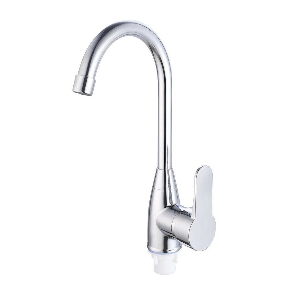 Смеситель для кухни РМС хром с высоким изливом однорычажный (PL5CH-017F)