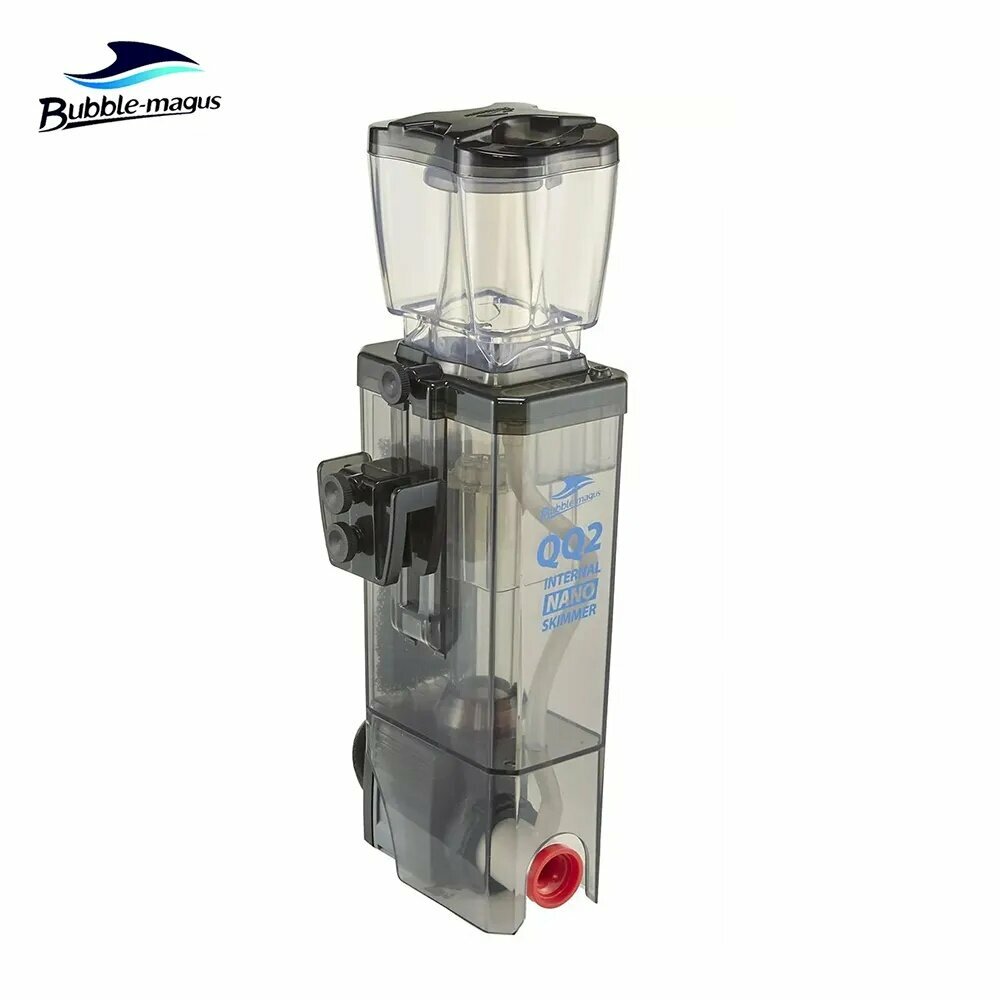 Bubble Magus QQ2 AC 220-240 В с игольчатым колесом и крыльчаткой, Аквариумный внутренний протеиновый скиммер для аквариума с морской водой объемом до 100 л