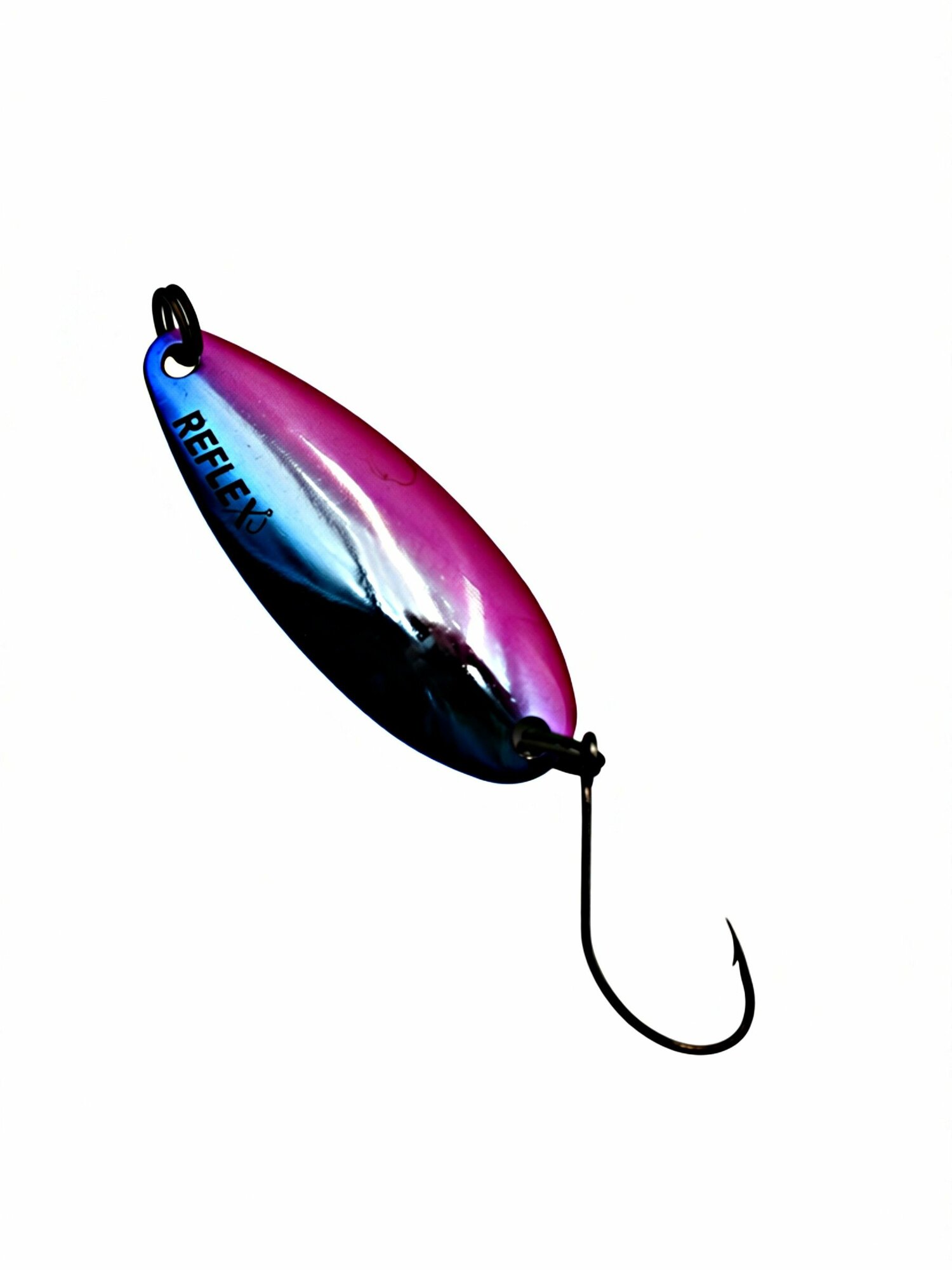 Блесна Reflex Legend 3.5 см, 3.1 г для форели, щуки, хищной рыбы. Колеблющаяся, латунная, с крючком.