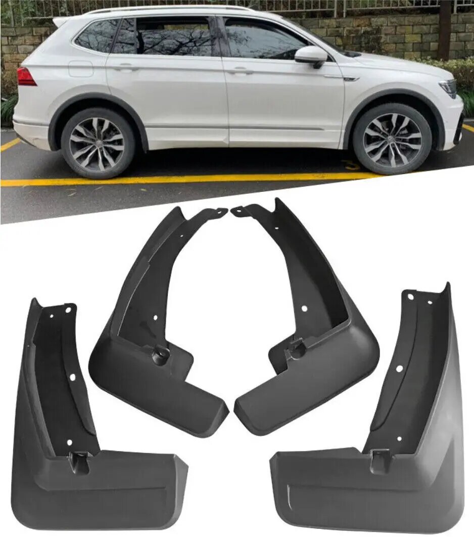4 шт, Автомобильные Брызговики для Volkswagen VW Tiguan Rline R-Line 2018 2019 2020 2021