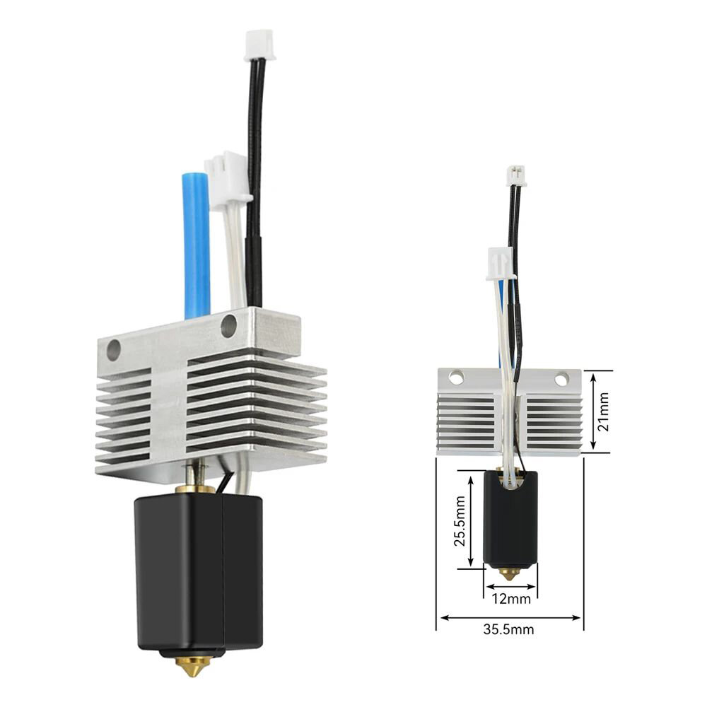 Комплект Hotend 20 В 80 Вт для 3D-принтера ELEGOO Neptune 4 PLUS/4 MAX, комплект Hotend с керамическим нагревательным стержнем, головка экструдера, печатающая головка 3D-принтера