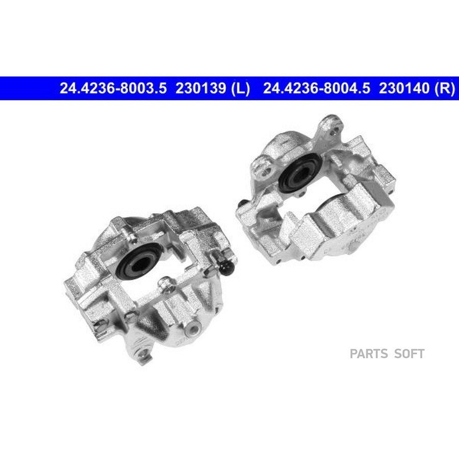 Суппорт тормозной MB W202/W210/C208/R170 задн. лев. от официального дистрибьютора, ATE, артикул 24423680035