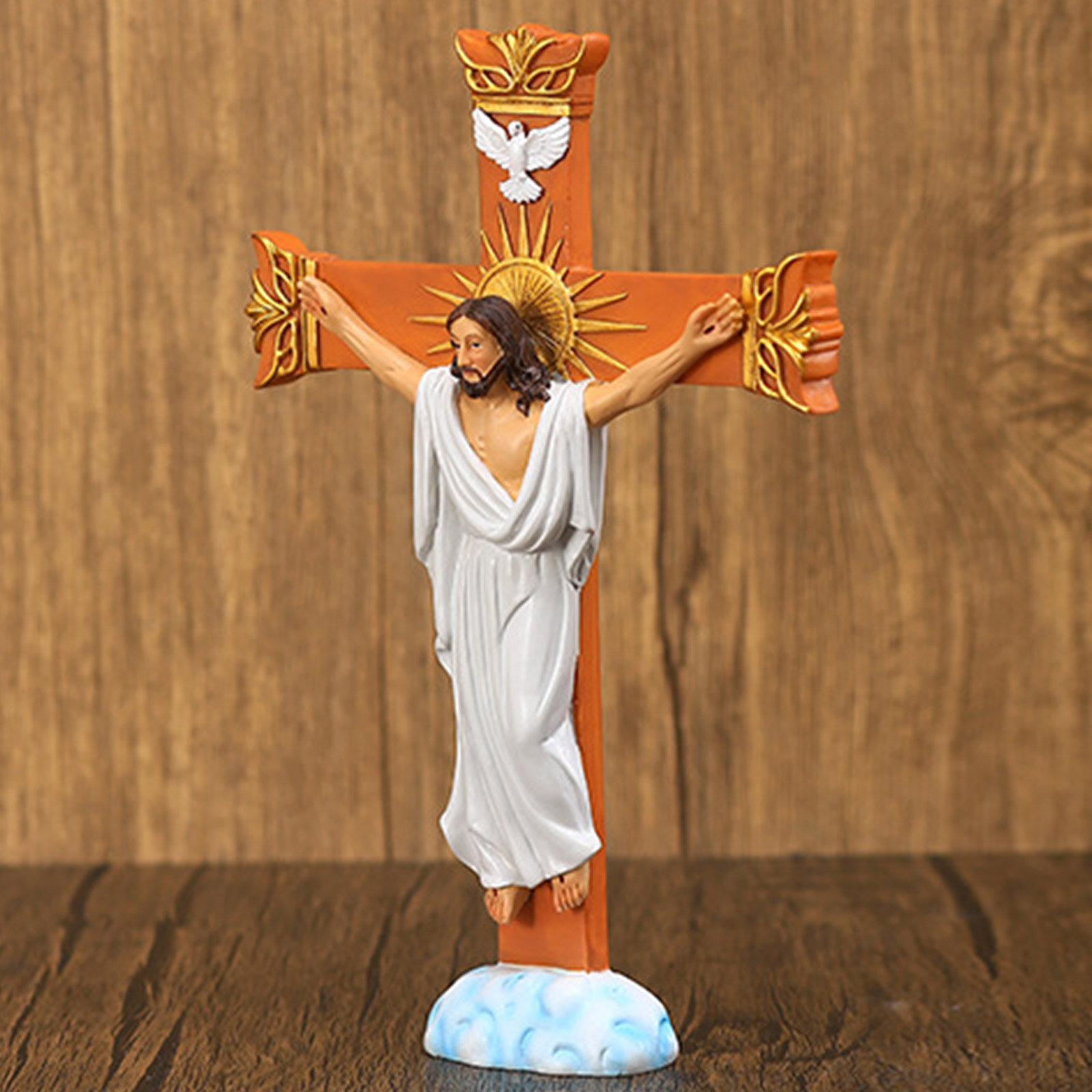 Статуэтка распятия Иисуса из смолы