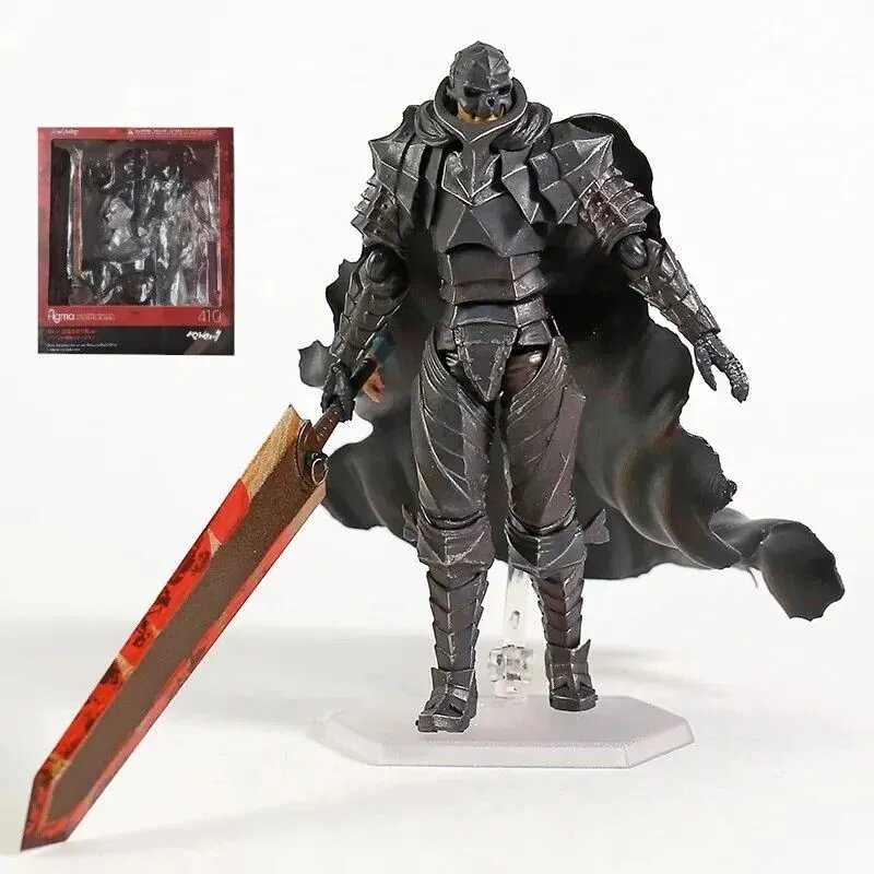 Фигурка Берсерк Гатс, Черный мечник / Berserk Guts, Black Soldier figma 410 (16см)