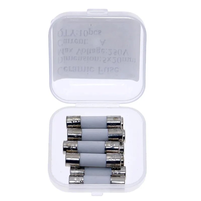Керамические предохранители 250В 10A x 10шт