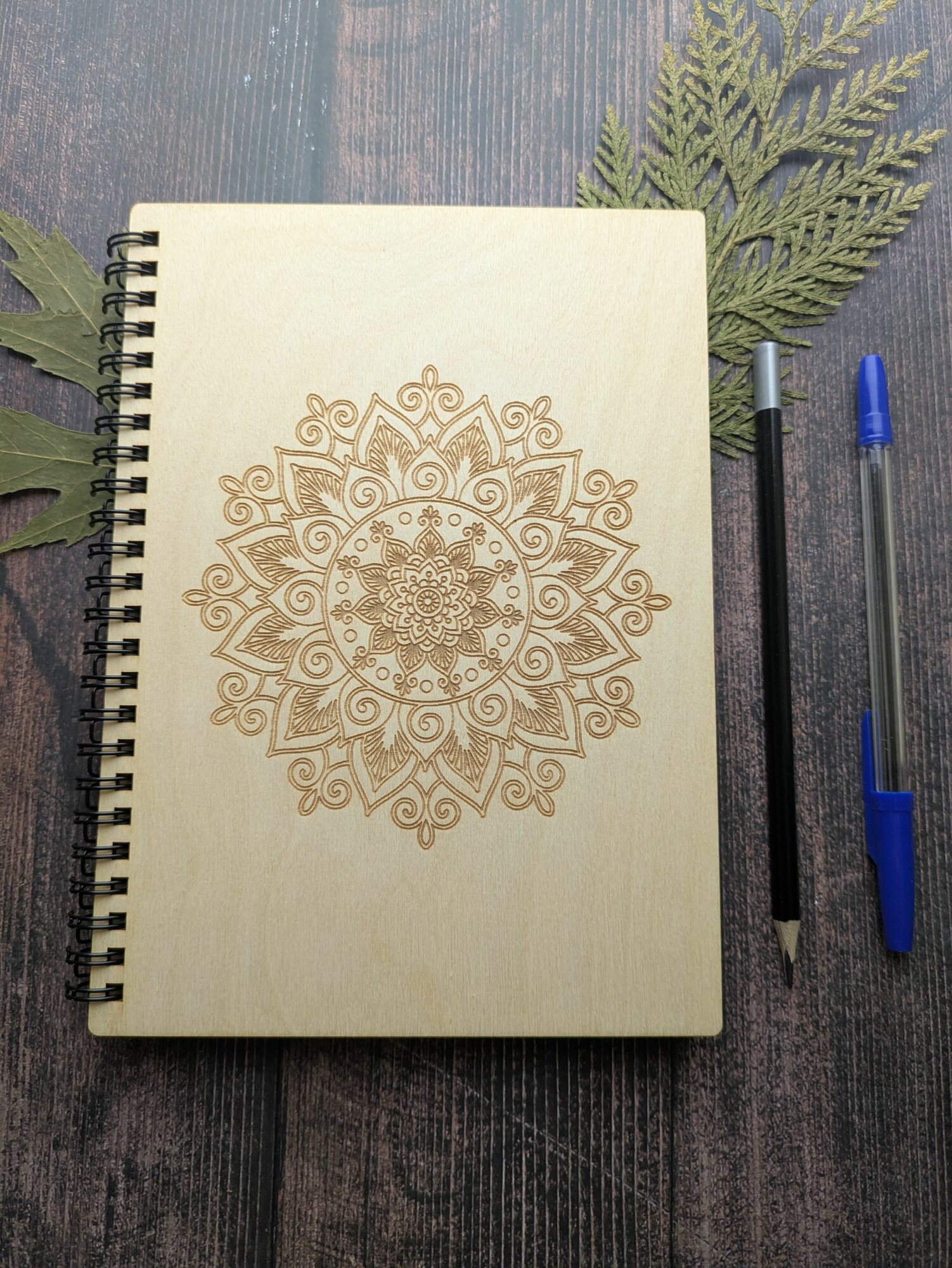 Скетчбук блокнот Мандала, А5, 70 листов