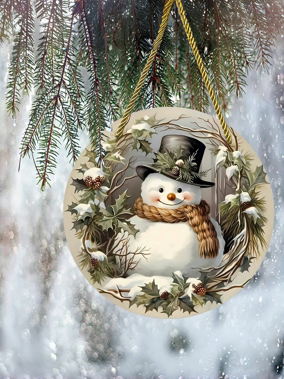 Круглая подвеска в богемном стиле