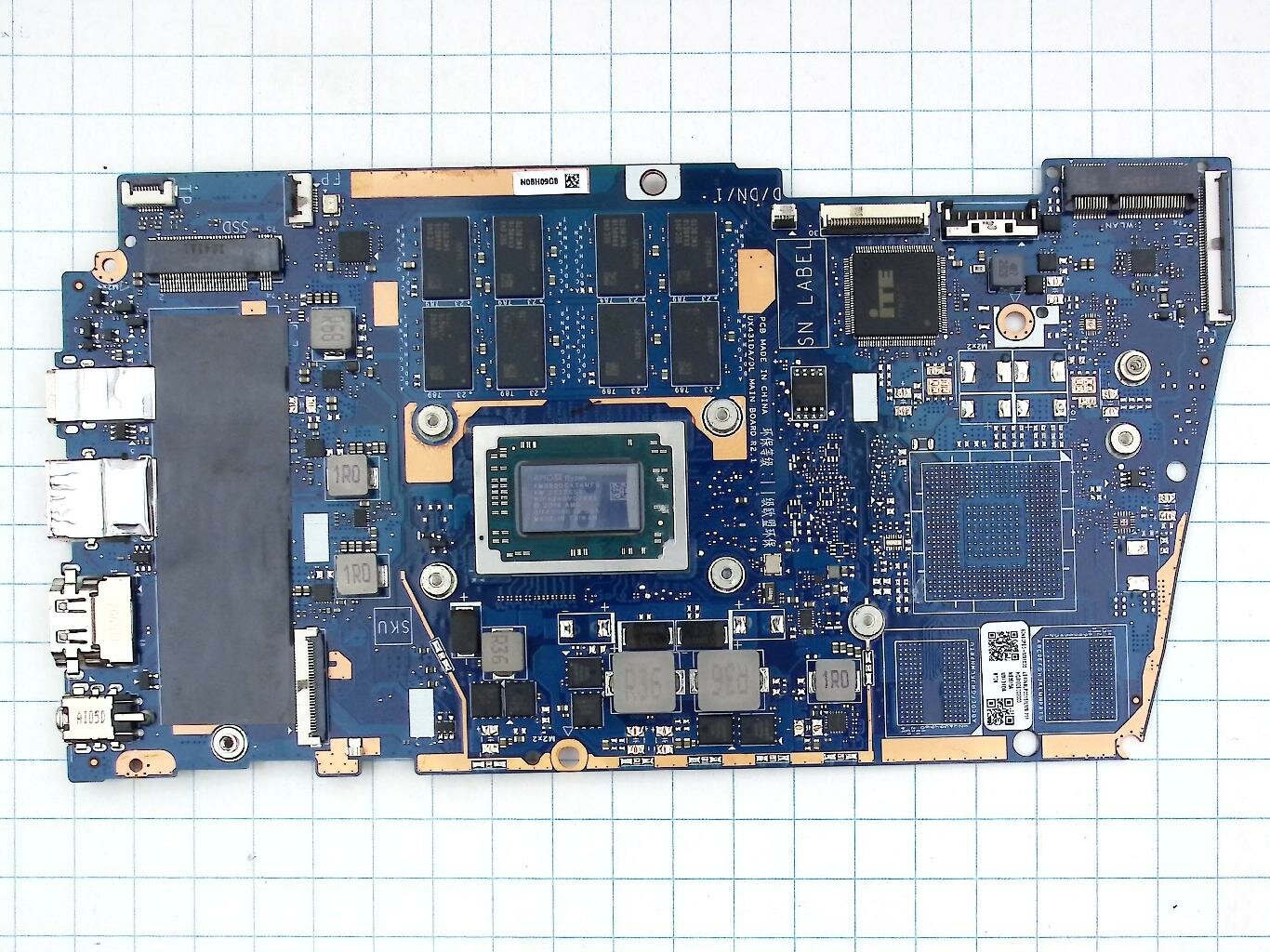 Материнская плата ASUS UX431DA UMA, R5 3500U под восстановление (040008)