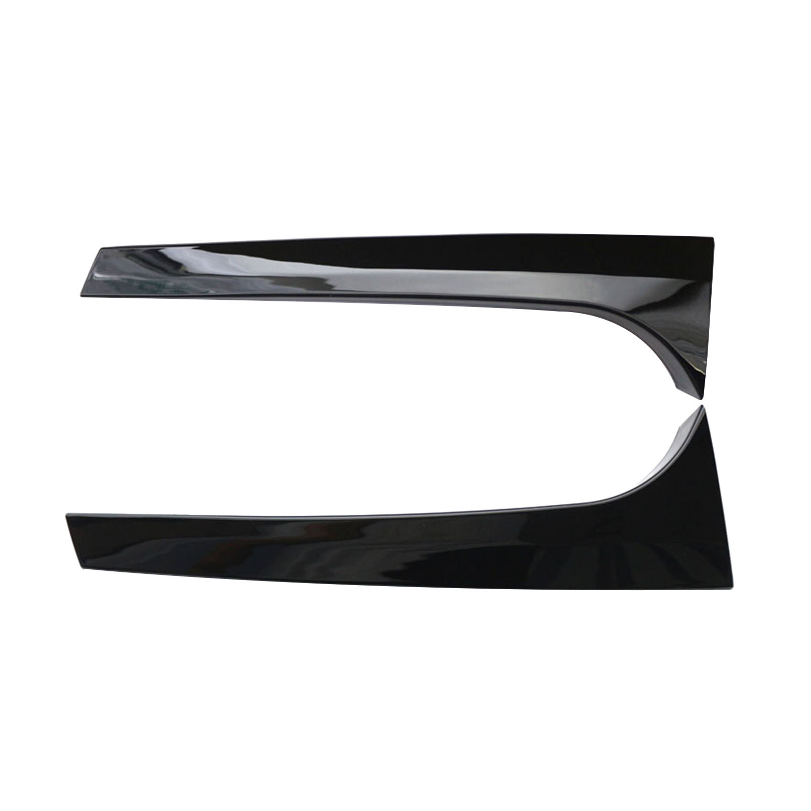 Вертикальные Спойлеры Крылья для Заднего Окна Боковые Канарды Сплиттеры для Skoda Kodiaq, Тип: Вертикальный Задний Боковой Спойлер, Размещение: Задняя Часть, Цвет: Блестящий Черный / Черный Карбон, Материал: Пластик, Количество: 2 Шт, Размер: 12.5x42cm