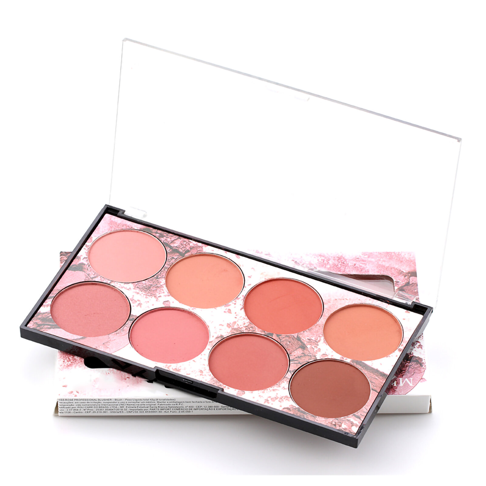 8-цветная подставка для румян, матовая стойкая подставка для румян, аксессуары для макияжа