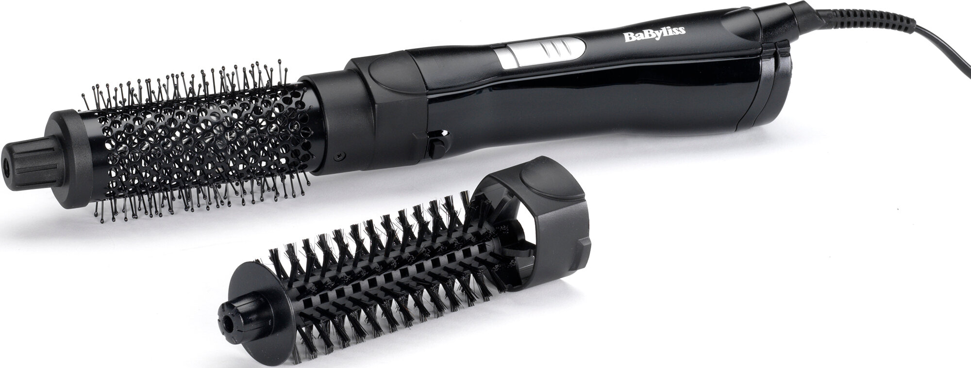 Фен-щетка Babyliss AS82E, керамическое покрытие насадок, 3 режима работы, черный