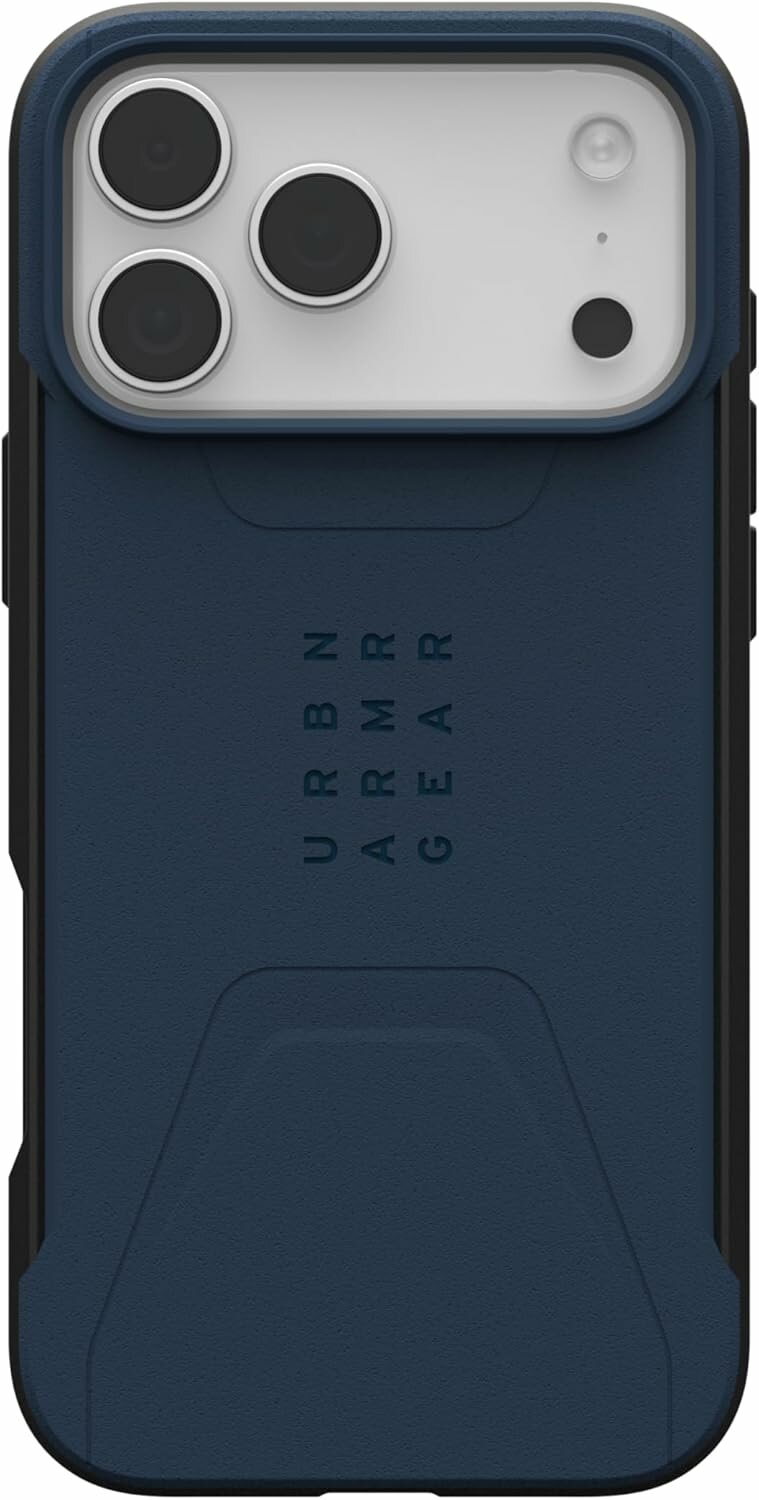 Чехол с поддержкой Магсейф Uag Civilian для iPhone 17 Pro Max / 18 Pro Max 6.9", цвет синий (Mallard), для 17 Про Макс / 18 Про Макс