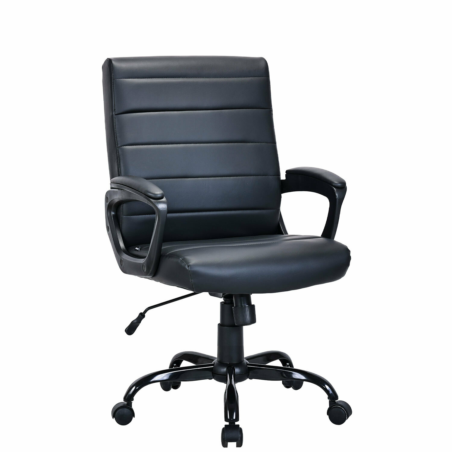 Кресло Brabix Win MG-353, кожзаменитель, разборное пятилучие, черное 532981