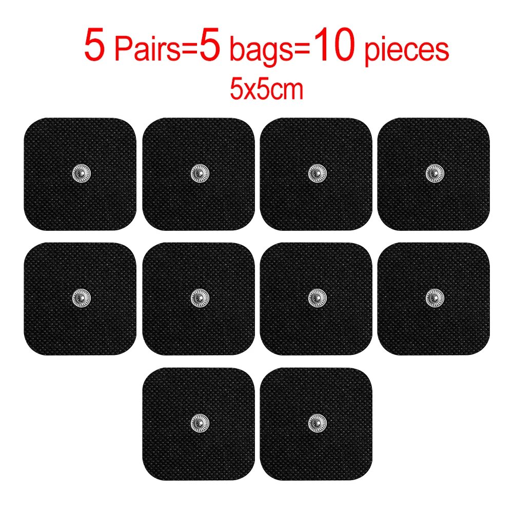 Миостимулятор TENS/EMS, 10 шт, 5x5см