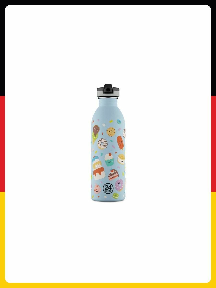 Термокружка 24bottles Sweet Friends голубая