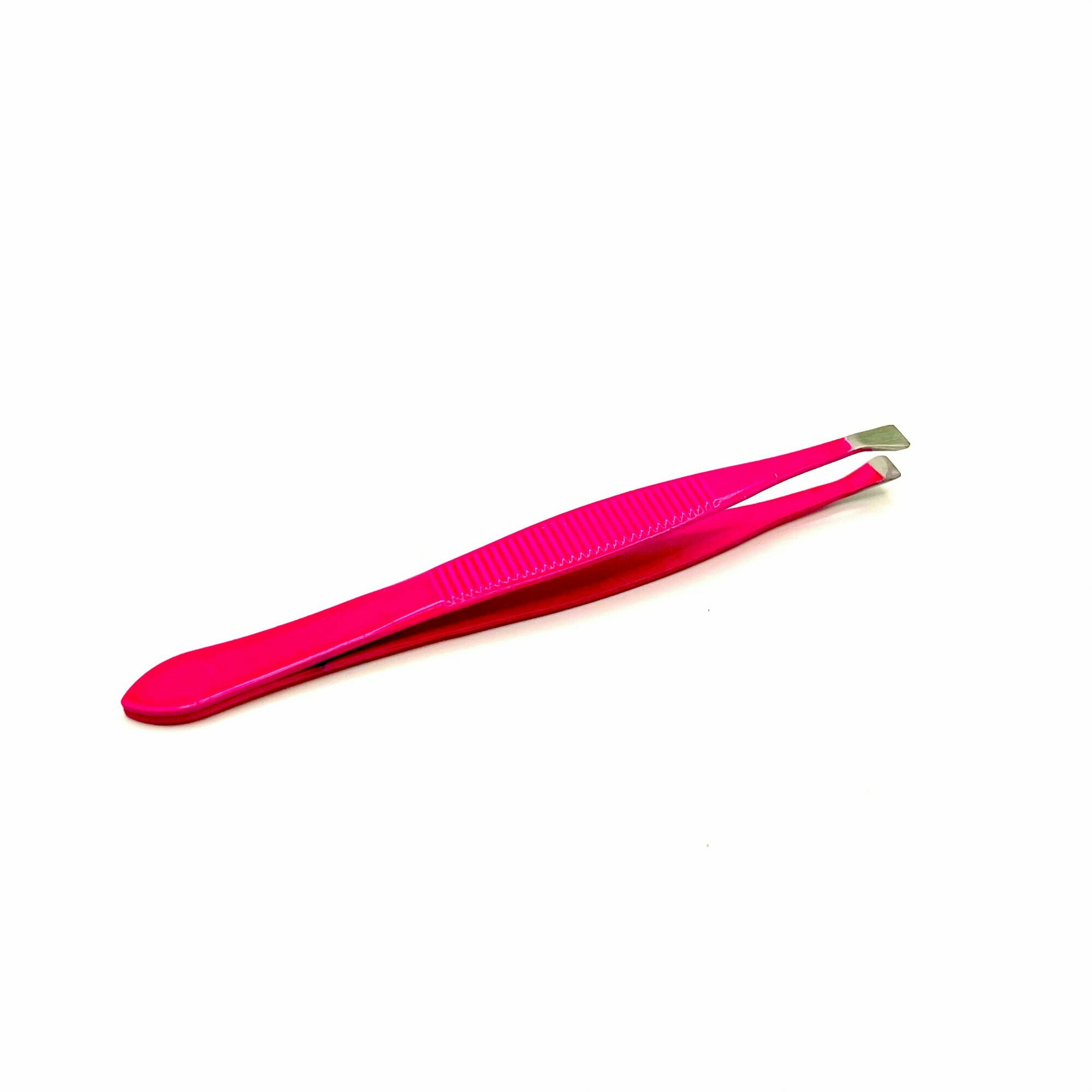 Пинцет для бровей и ресниц, прямой, узкий, 9 см