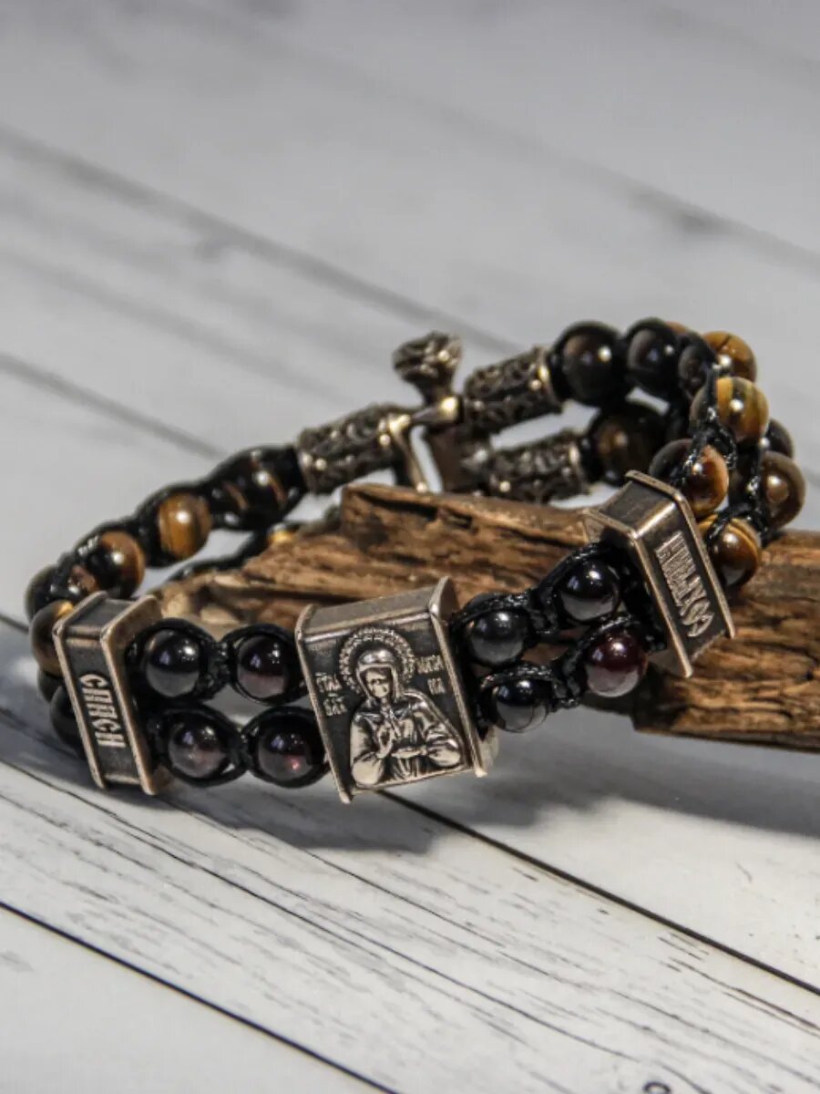 Браслет КОЖА ДА КАМНИ