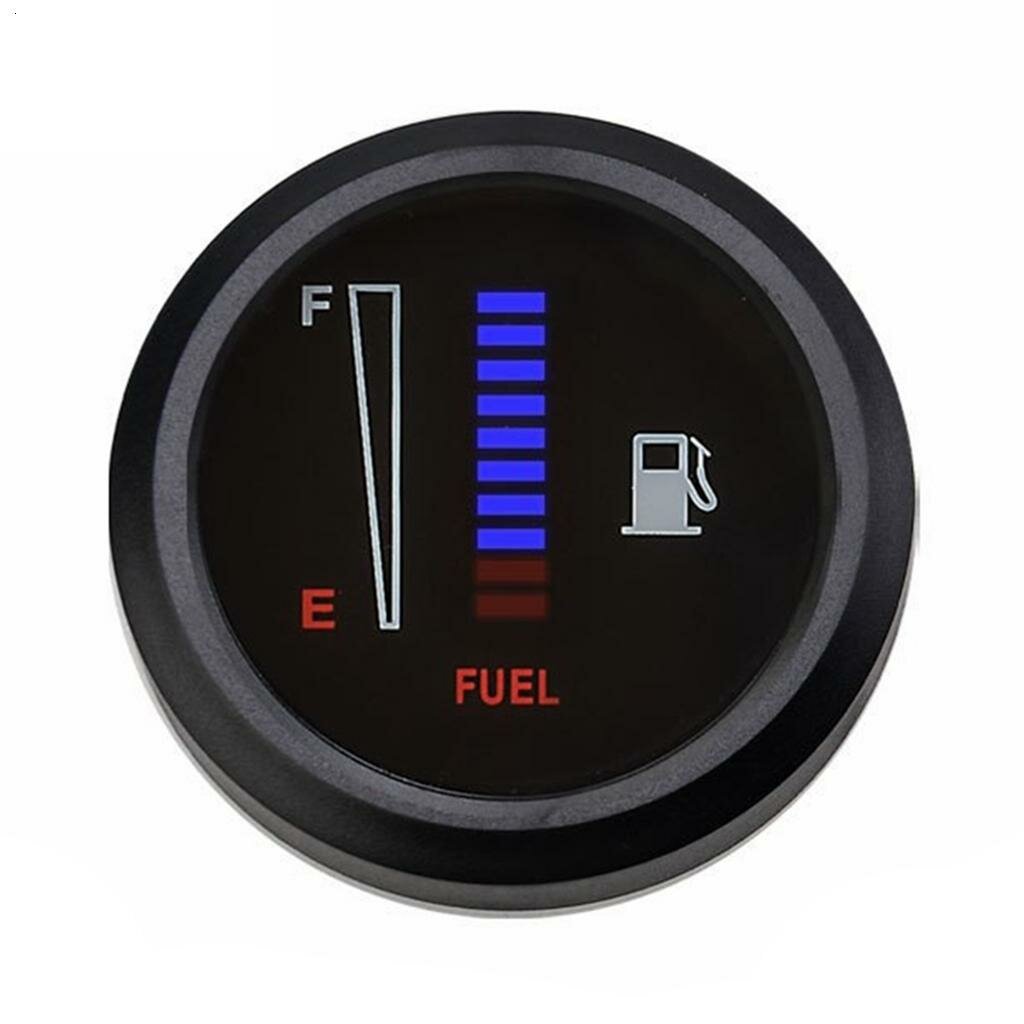 12 В 24 В автомобильный и мотоциклетный модифицированный светодиодный индикатор уровня масла с прямой полосой