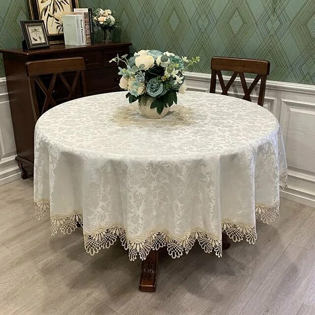 Скатерть Полиэфирное волокно 220x220см