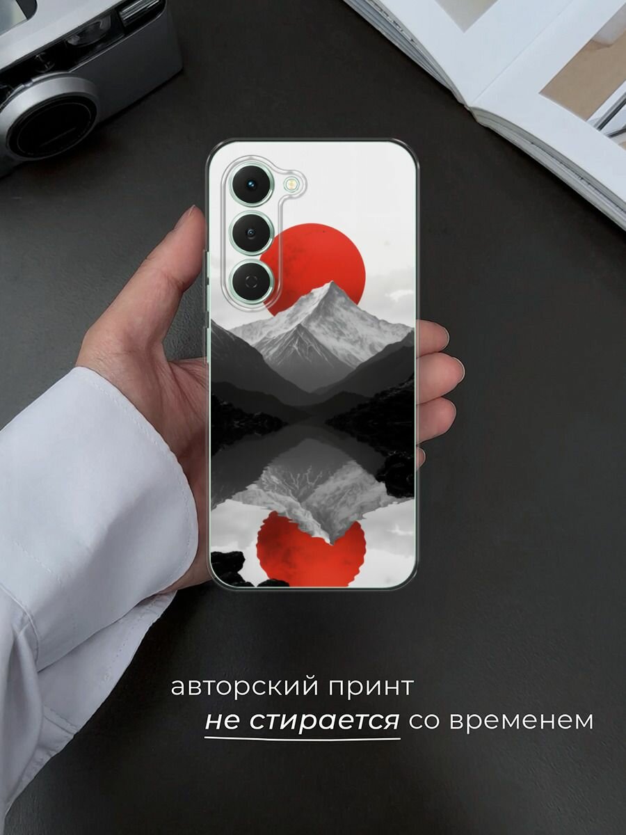 Чехол на Tecno Spark 40 Pro / Текно Спарк 40 Про с принтом Белая гора — фото 1