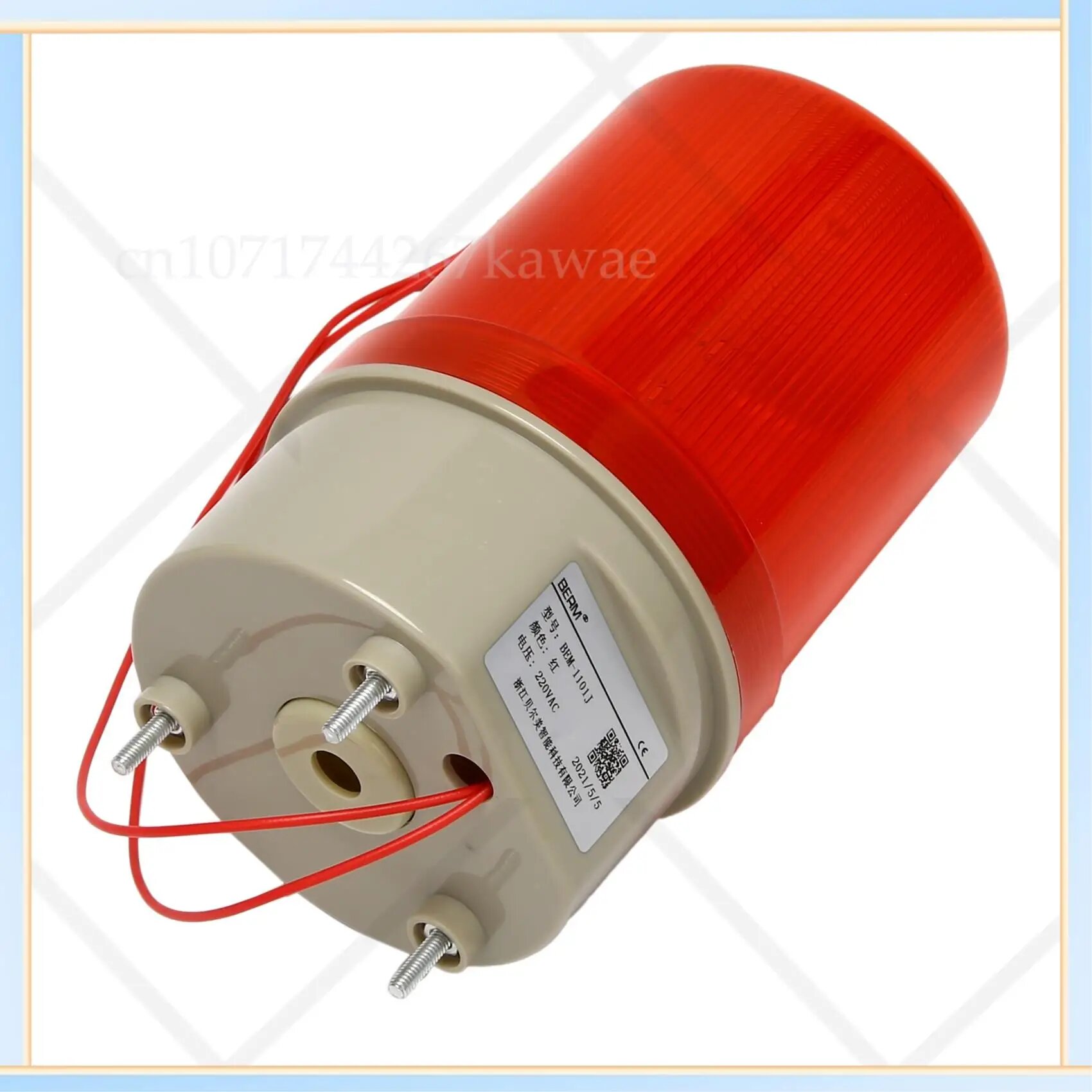 -A16I Промышленная мигающая звуковая сигнализация, BEM-1101J 220 В Красные светодиодные сигнальные лампы Акустооптическая система сигнализации Вращающийся свет Emer