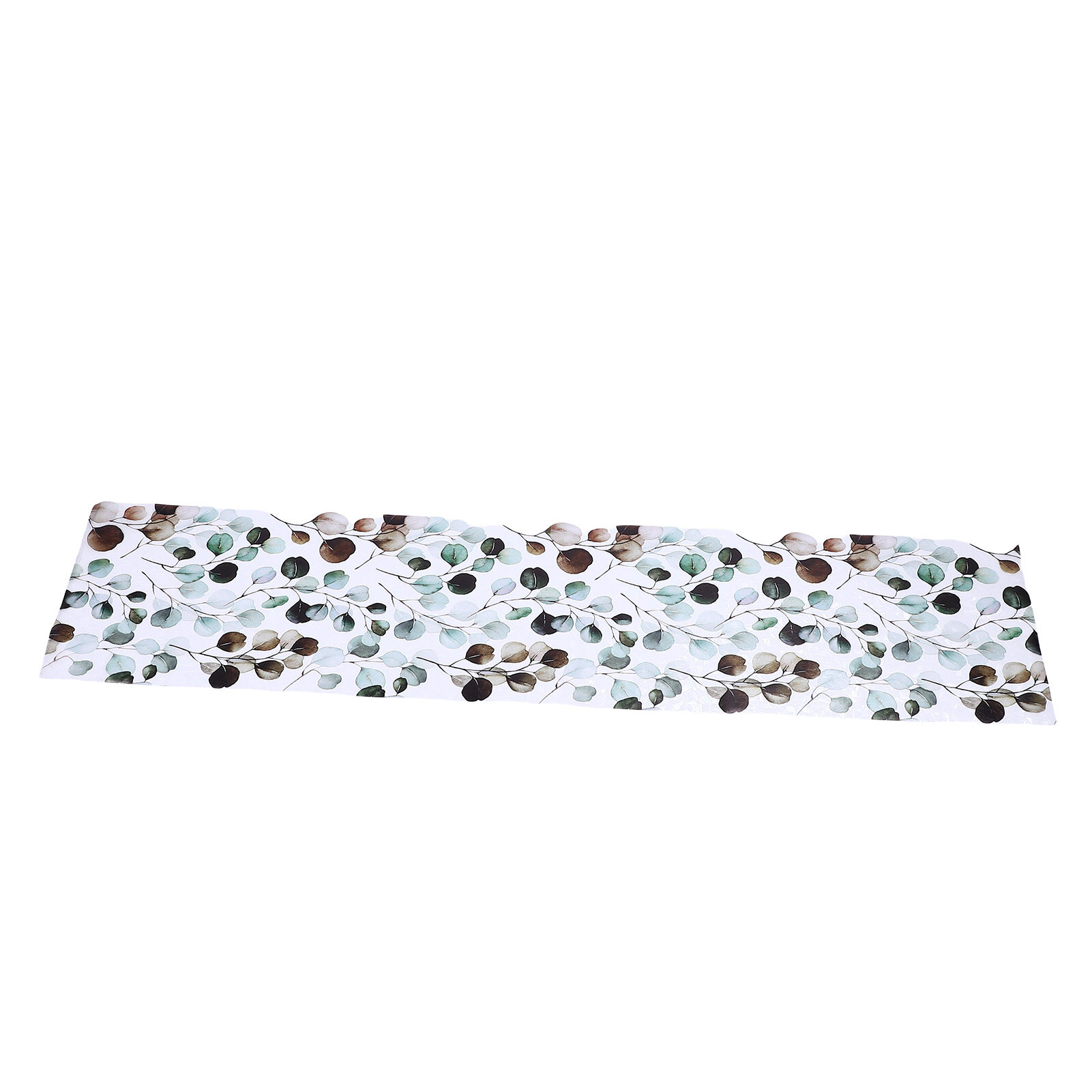 Наклейка на окно с изображением листьев эвкалипта, акварельная, многоразовое украшение для весенне-летней вечеринки, дома или в классе, 43x200 см / 16,9x78,7 дюймов