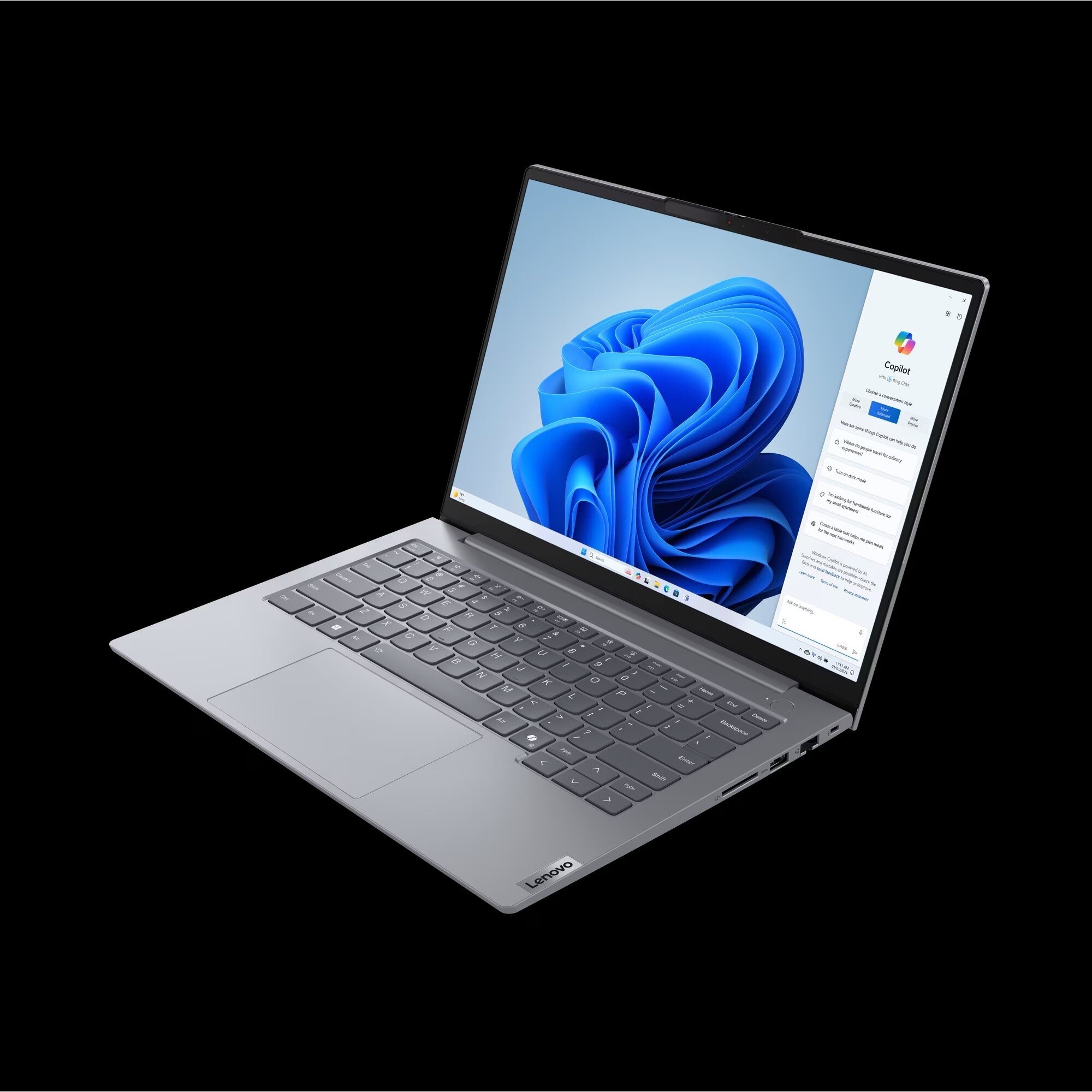 Ноутбук Lenovo Thinkbook 14 G8 IAL 21SJ0010GQ (клав. РУС. Грав.) Arctic Grey 14" WUXGA IPS Ultra 7 255H/16Gb/512Gb SSD/DOS/+Case/PC-bottom