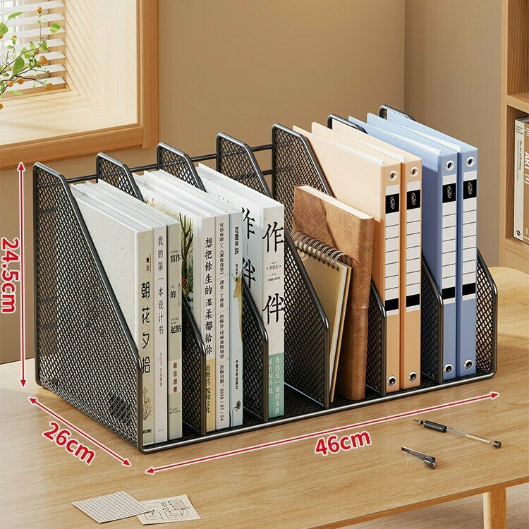 Офисный стол, стеллаж для хранения, книжная полка, настольный книжный держатель, металлическая папка для документов, рамка для документов в офисе