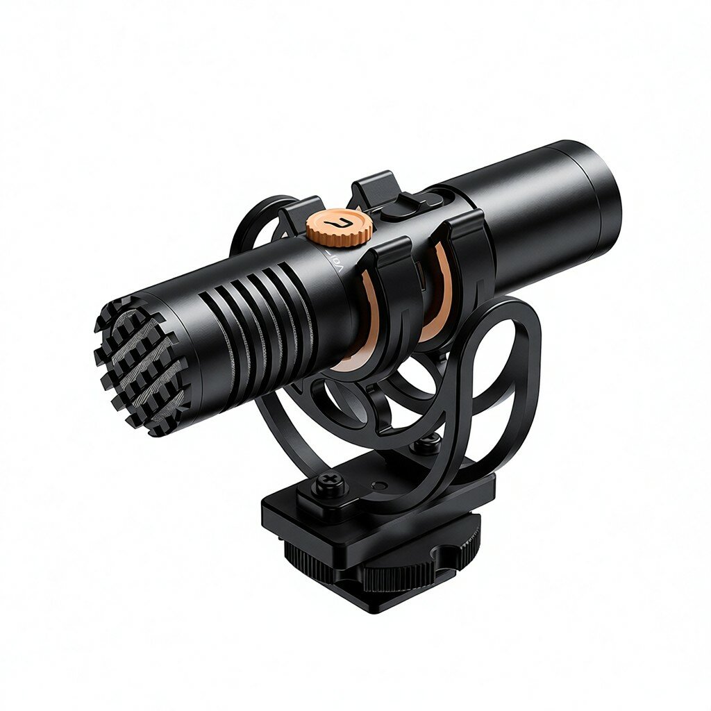 VM10 PRO Микрофон для камеры Кардиоидный Конденсаторный с портом 3.5mm Антишоковая опора и вентиляционная муфта Совместимый с телефонами Камера для видеозаписи Интервью 1 шт. Микрофон 1 шт. Антишоковая опора 1 шт. Кабель аудио 3.5mm TRS-TRS 1 шт.