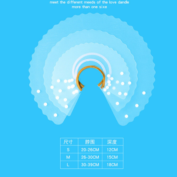 Коллар для домашних животных с элизабетанским воротником, коллар для кошек, коллар для собак, антилизовый головной убор для стерилизации