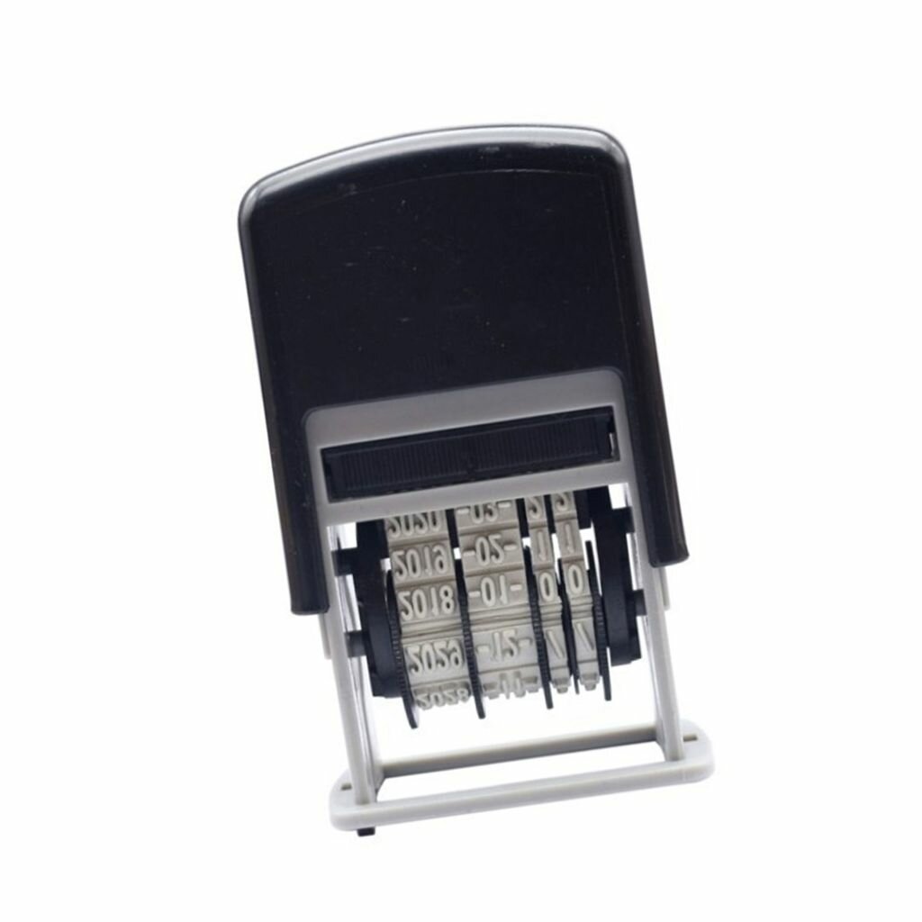 Регулируемый цифровой штамп даты, 240 больших самонаклеивающихся штампов даты без чернил