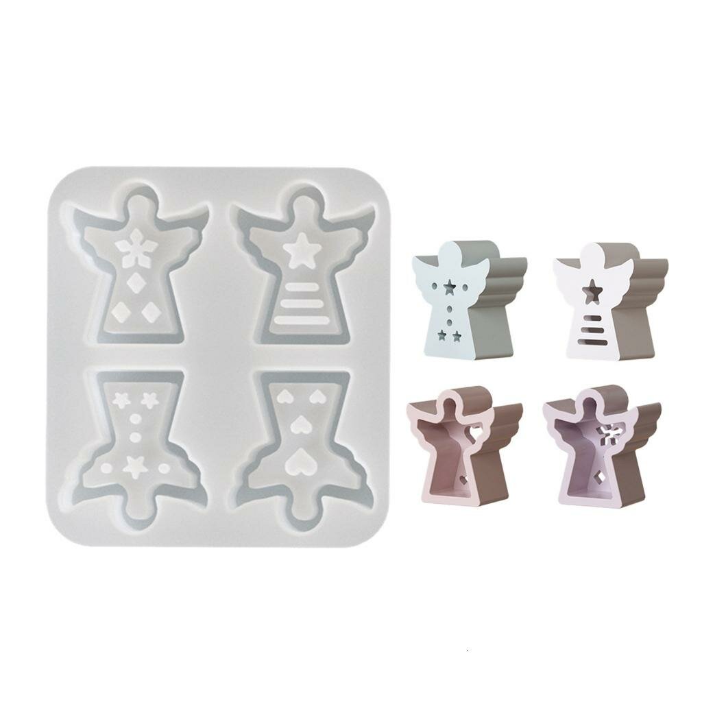 Силиконовая форма для ангелов 4 вида