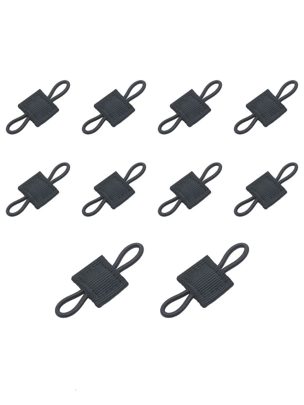 Клипсы для тактических ремней, 10 шт, Черный