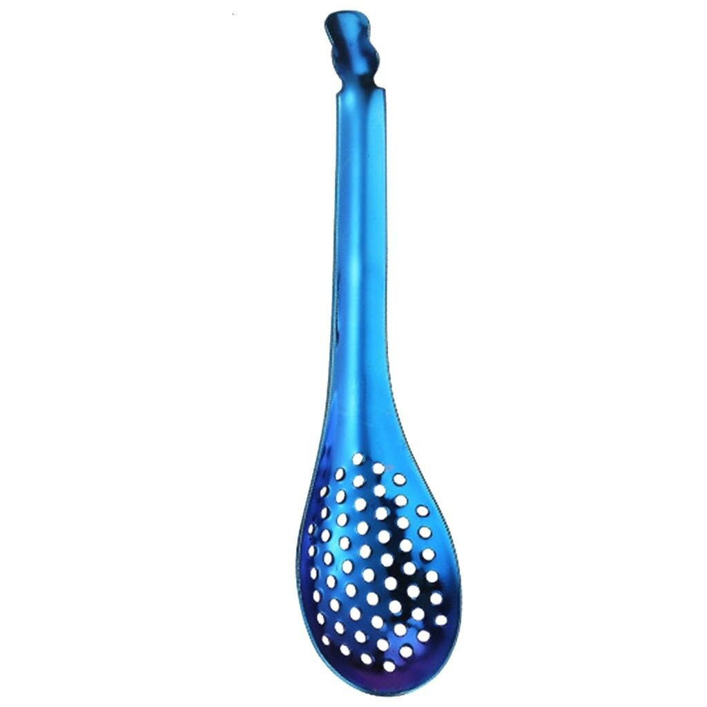 Шумовка из нержавеющей стали, Синий