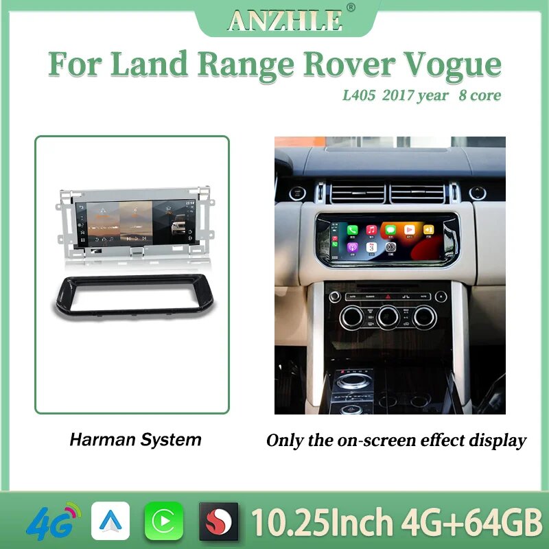 10,25 "для Range Rover Vogue L405 Sport L494 2013-2017 Android 13, мультимедийный L405 Harman 64GB