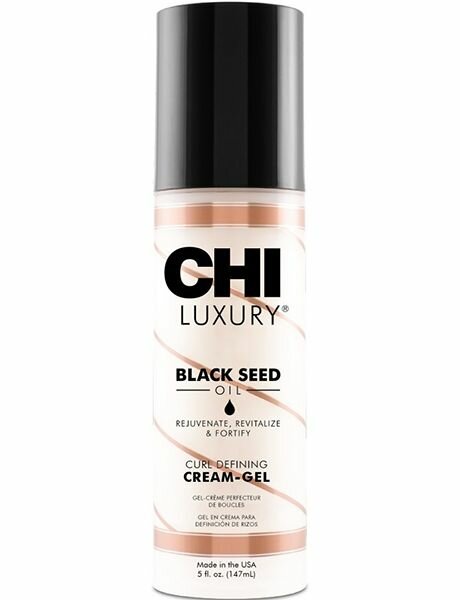 CHI Luxury Крем гель с маслом семян черного тмина для укладки кудрявых волос 147 мл