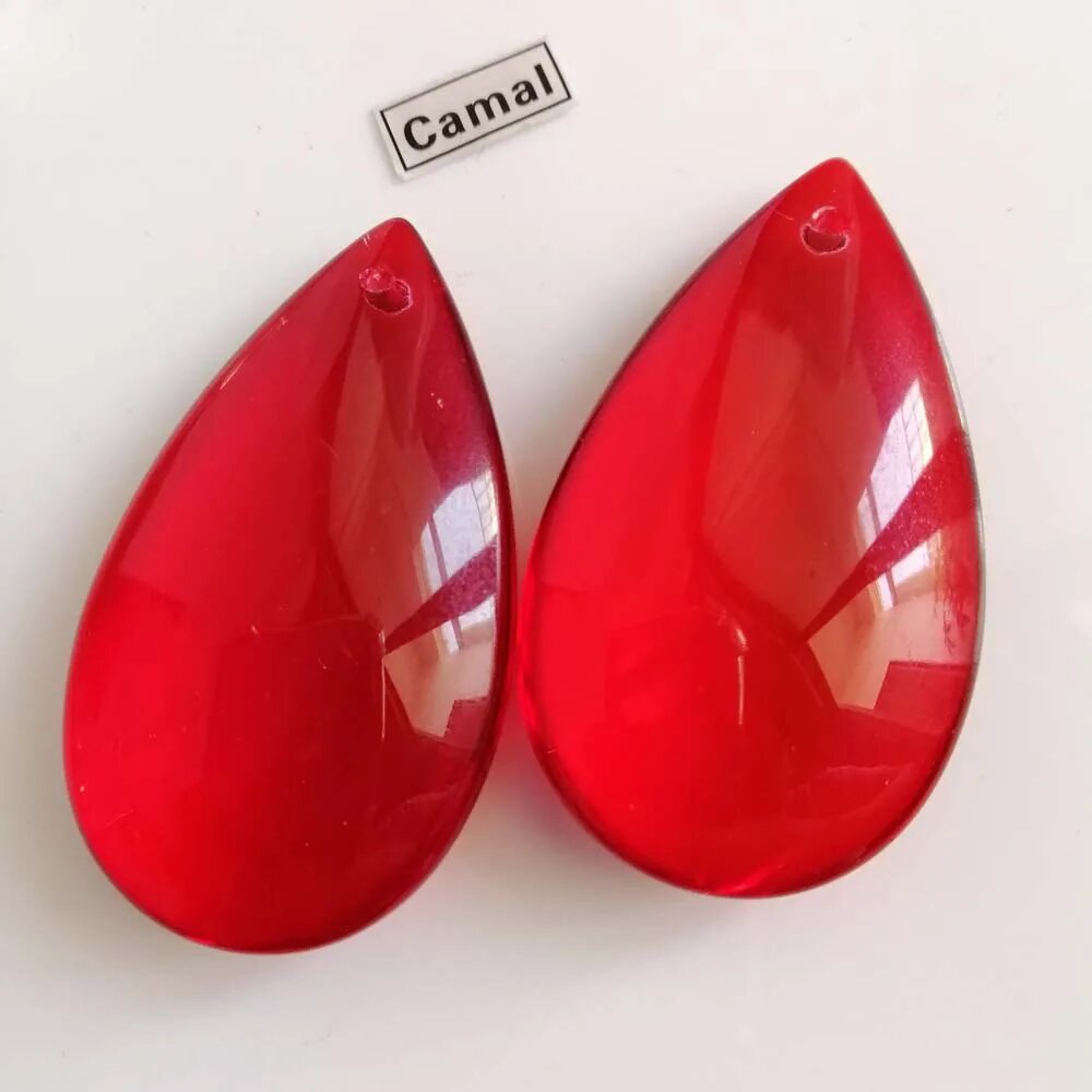 Camal, 8 шт, 50 мм, разноцветные призмы в форме капли воды для освещения люстры, Ловец Солнца, украшение, освещение, декор для домашней комнаты